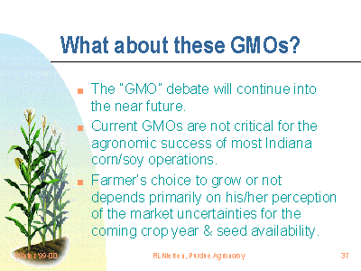 What about these GMOs?